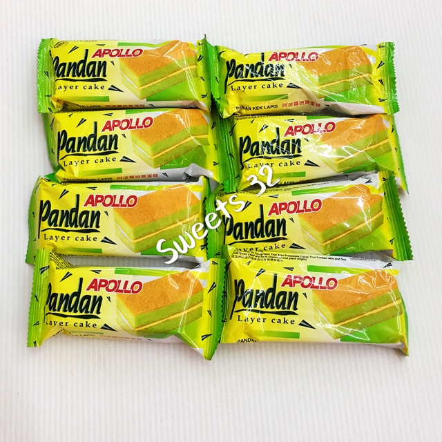 Apollo Layer Cake Pandan 3030 (8pcs) | Shopee Malaysia