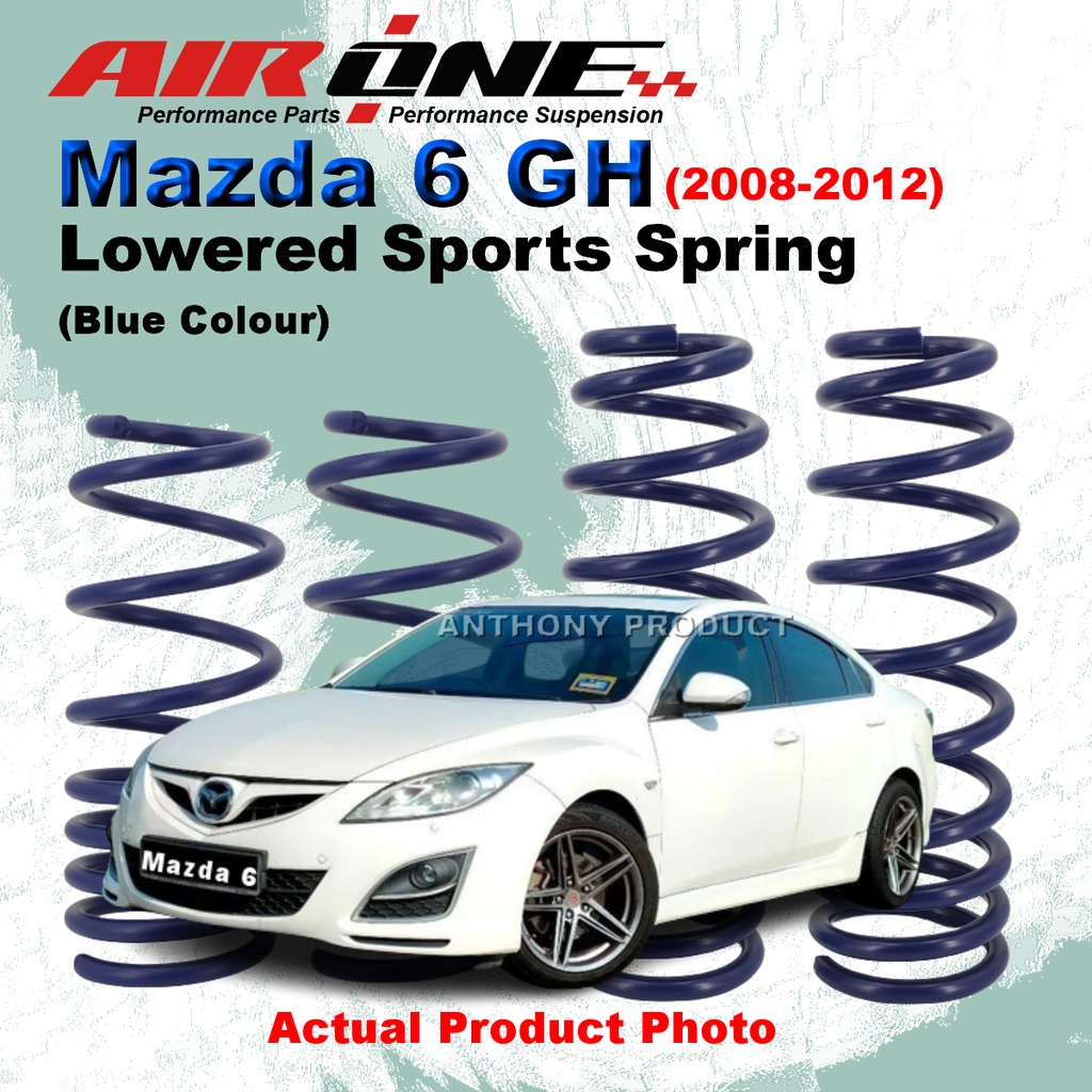 AIRONE Mazda 6 GH 2008 - 2011 Lowered Sport Coil Spring (Blue Colour ...