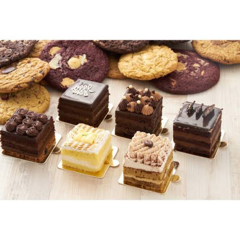 Gold cake slice coaster (1 PACK CONTAINS 50 PCS) | Shopee Malaysia