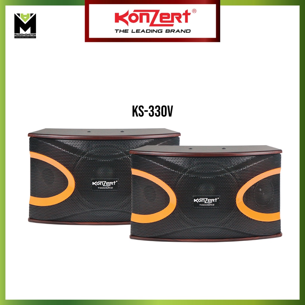 Konzert KS-330V 8" 2-way 2 Speaker Bass Reflex Speaker - 300W Max ...