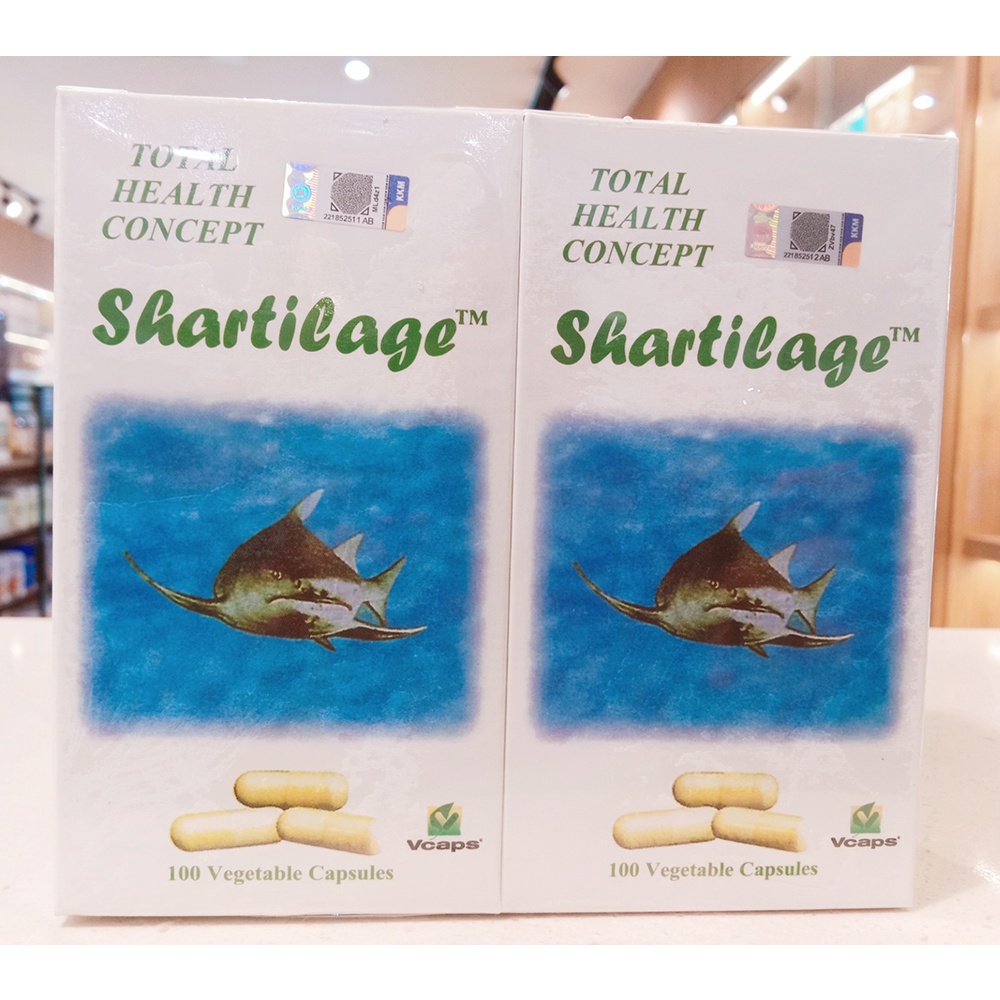 TOTAL HEALTH CONCEPT SHARTILAGE (SHARK CARTILAGE) 2 BOTS X 100 VEGE ...