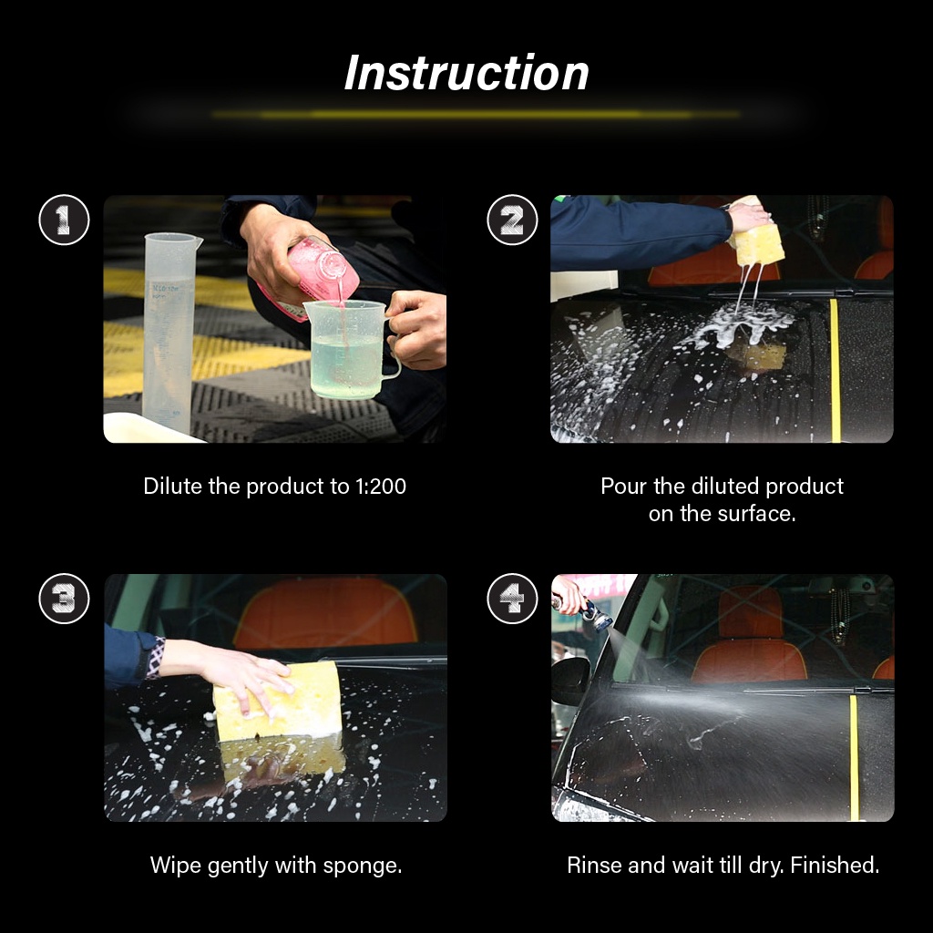 GMD Nano Wash & Wax 2 In 1 Car Shampoo (4kg) Car Wash Shampoo And ...