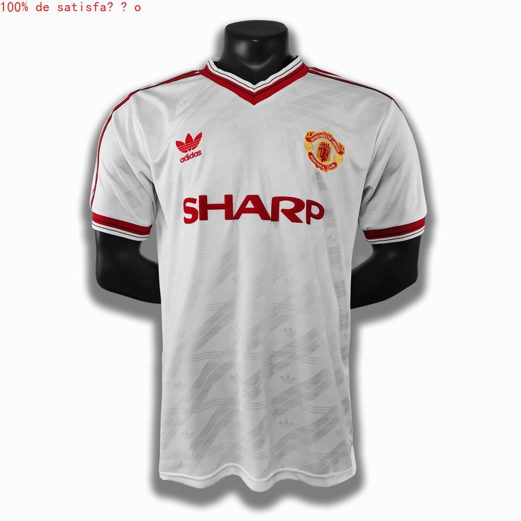 1986 mu white Mens Retro Football Jersey | Shopee Malaysia