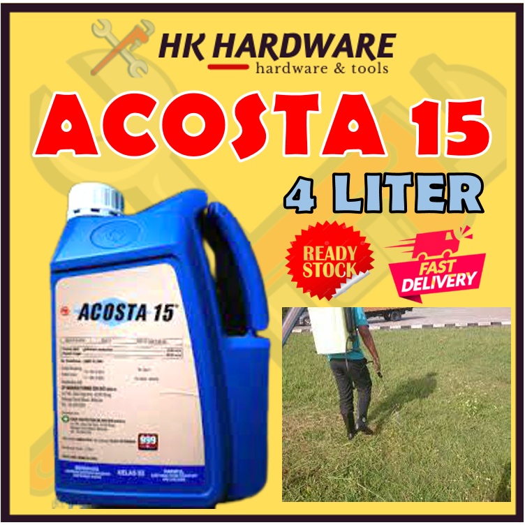 ACOSTA 15 ( SAMA DENGAN BASTA / KENSO / KENBAST ) RACUN RUMPUT LALANG ...