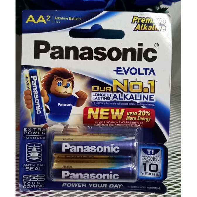 Bateri PANASONIC EVOLTA ALKALINE AA | Shopee Malaysia
