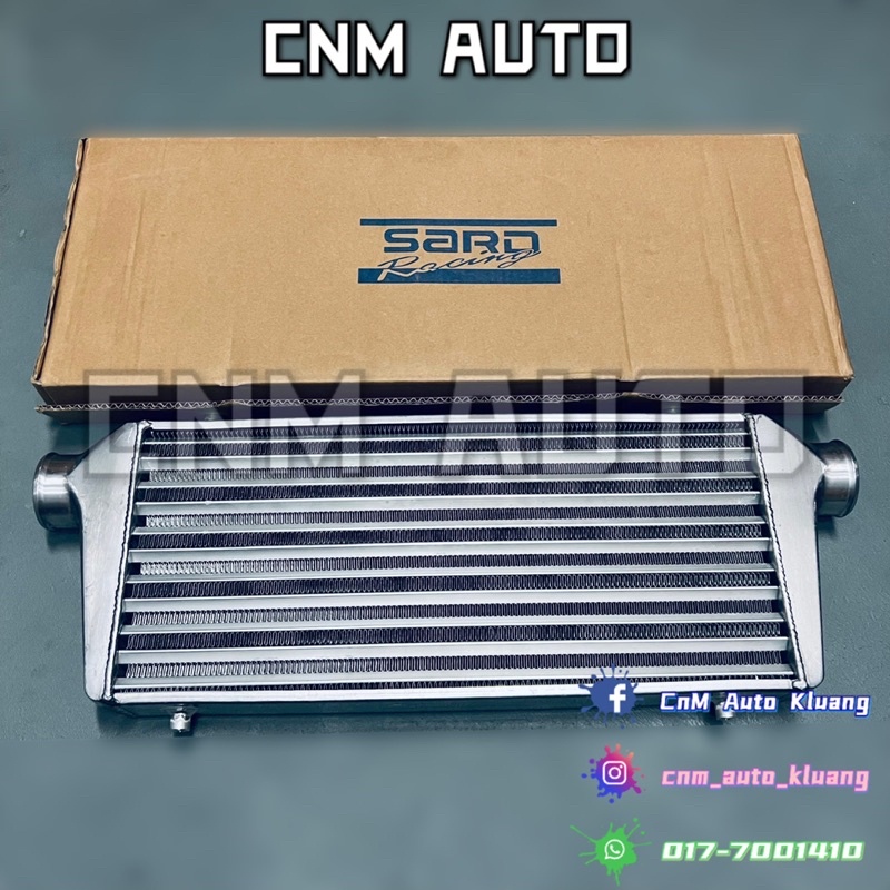 SARD® Aluminum Delta Fin Intercooler 510×210×65×2.5" Universal Turbo ...