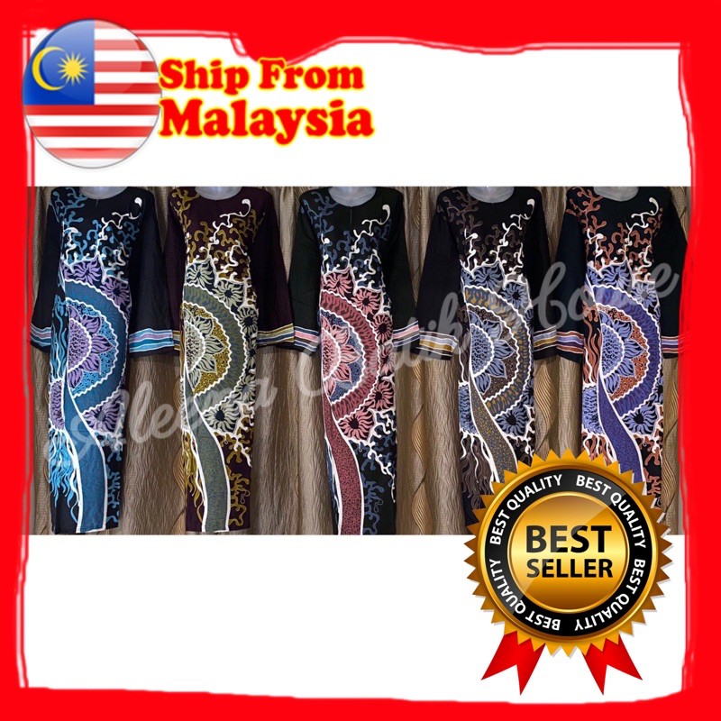 Kaftan Lengan Panjang Design Merak/ Mexi Lengan Panjang DEKA ( READY ...