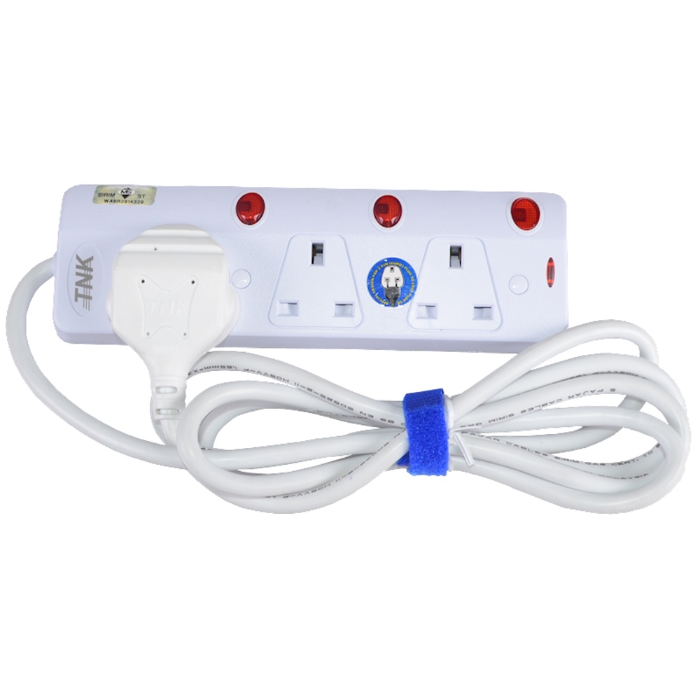 TNK 4 Geng / 5 Gang Extension Socket With Individual Switch (2M/5M ...