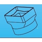 UPVC RDP Rectangular Roof Drainage Pipe RDP100 RDP120 accessories ...