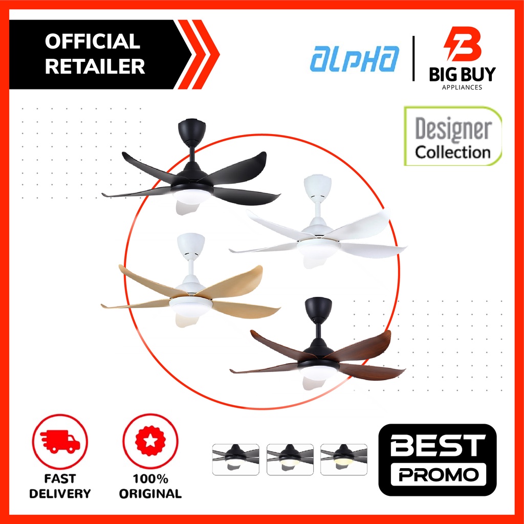 ALPHA MINI FAN Vannus - LUNA LED 5B 40 Inch DC Motor Ceiling Fan ...