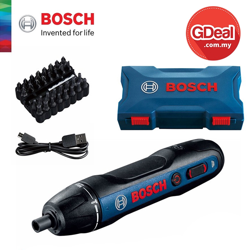 GDeal BOSCH GO 2 Kit Smart Screwdriver (With 33pcs Accessories + USB ...