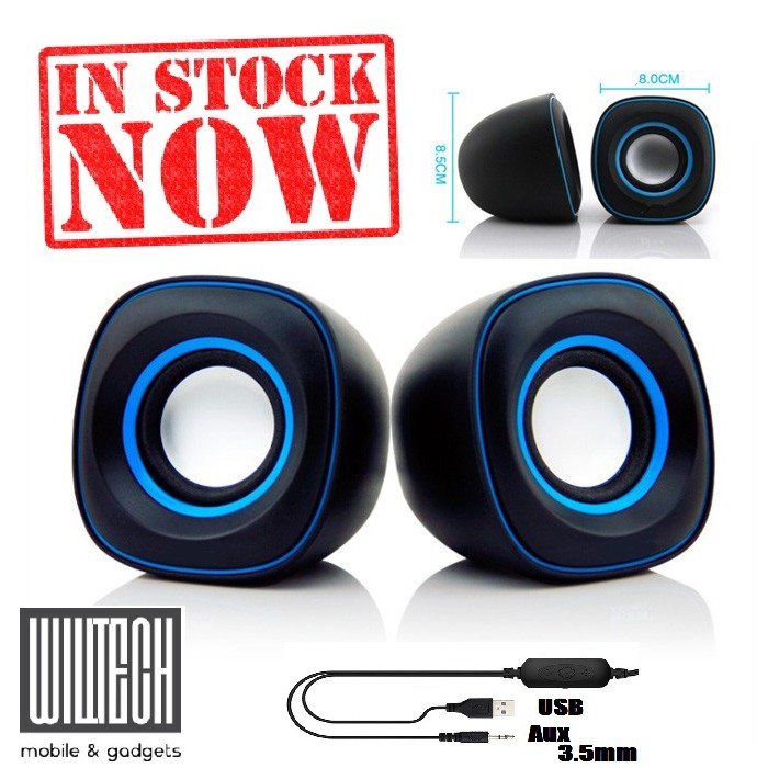 USB Speaker Model:G105 Stereo Desktop Laptop PC Computer Multimedia ...