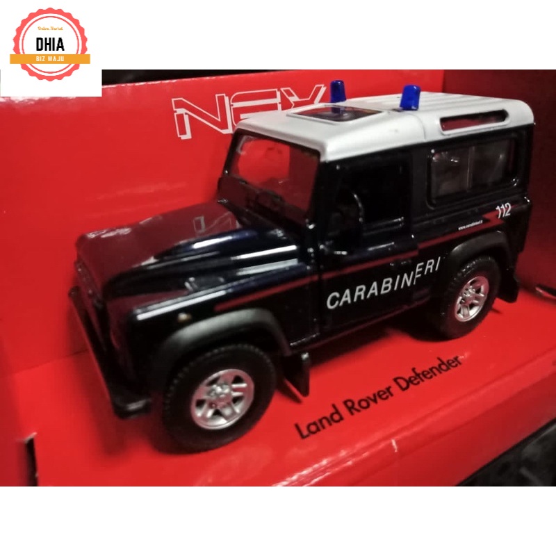 Die cast- scale 1:36 LAND ROVER DEFENDER POLICE | Shopee Malaysia
