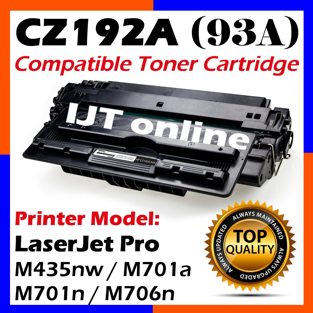 Compatible HP-93A CZ192A 93A Toner Laserjet Pro M435nw M701A M701N ...