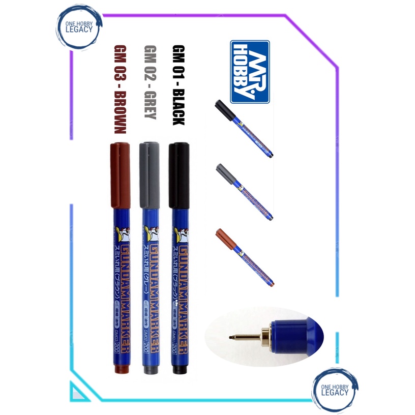 Mr Hobby Gundam Marker Pen Lining Pen Gundam Model Tools Panel Line Pen ...
