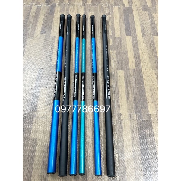 Single fishing rod, shimano 3H fishing rod with flexible tip (random ...