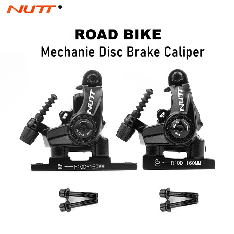 NUTT S6T Road Bike Disc Brake Caliper Front/Rear 140mm 160mm Line Pull ...