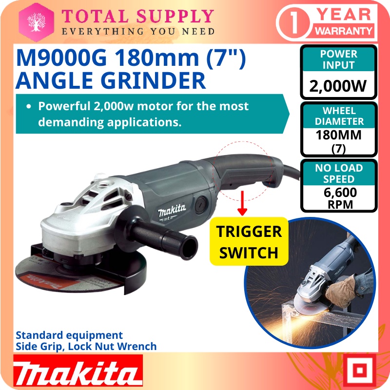M9000G / M9000B 180mm (7") Angle Grinder M9000 | Shopee Malaysia