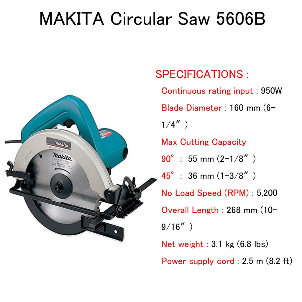Makita 5606b circular saw store