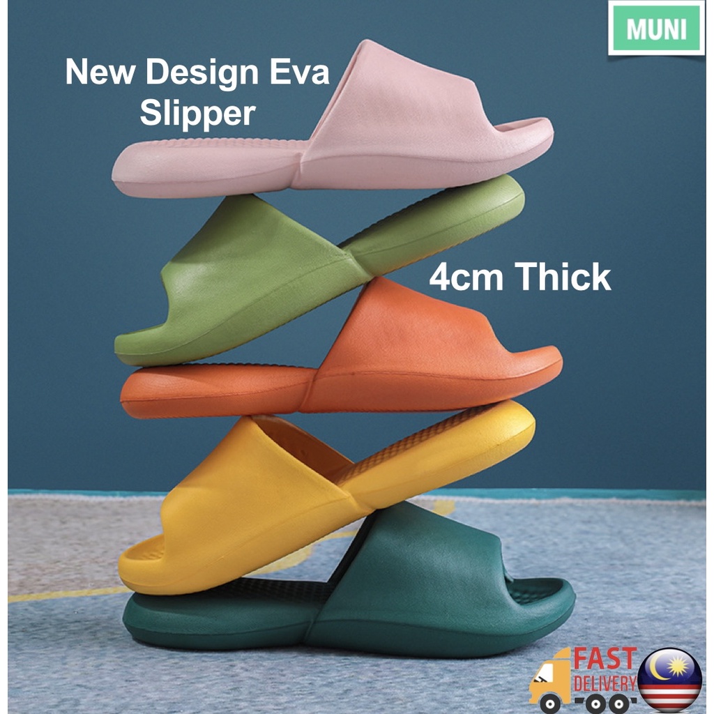 V3 Unisex Slipper thick slipper selipar lelaki selipar perempuan indoor ...