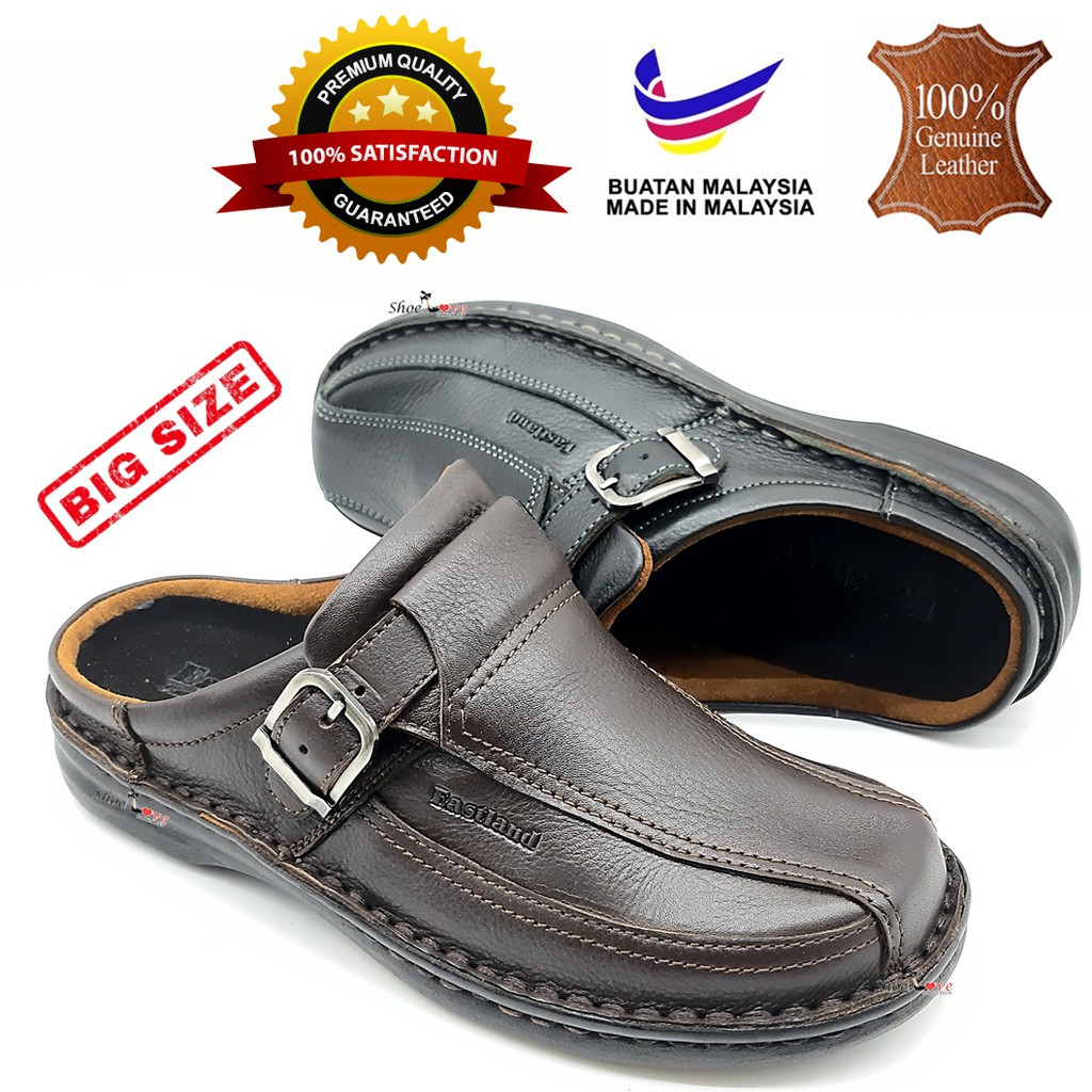 🔥Plus Size Available🔥 Kasut Kulit Tutup Depan Lelaki Eastland Men Half ...