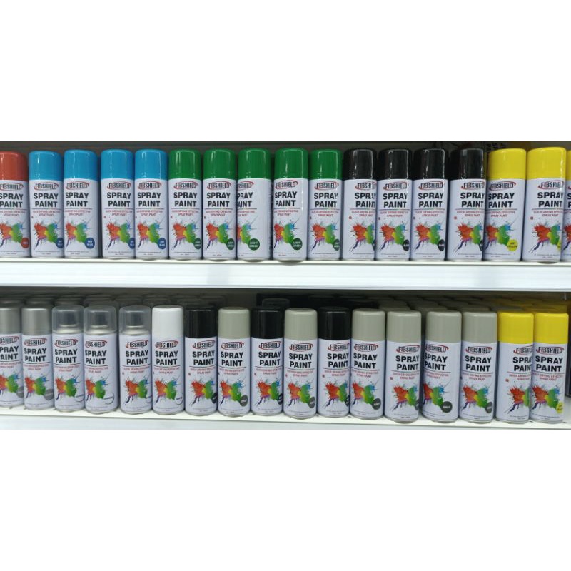 FIBSHIELD colour spray paint quick drying spray paint 200ml | Shopee ...