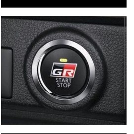 Toyota "GR SPORT" ENGINE START STICKER =Fortuner, Yaris,Raize,Agya ...