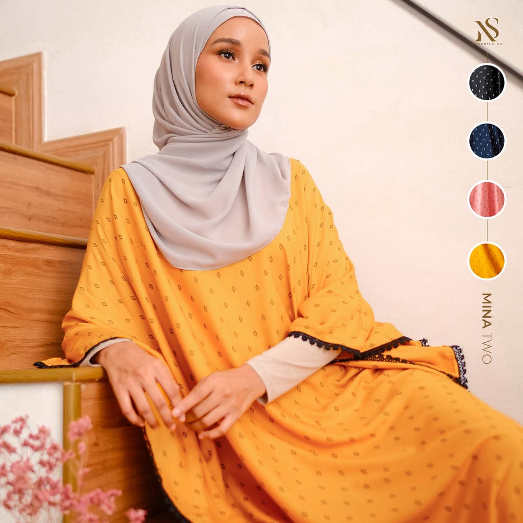 MINA2.0 KAFTAN BAJU KELAWAR COTTON PREMIUM QUALITY IN 4 COLOURS | Shopee Malaysia