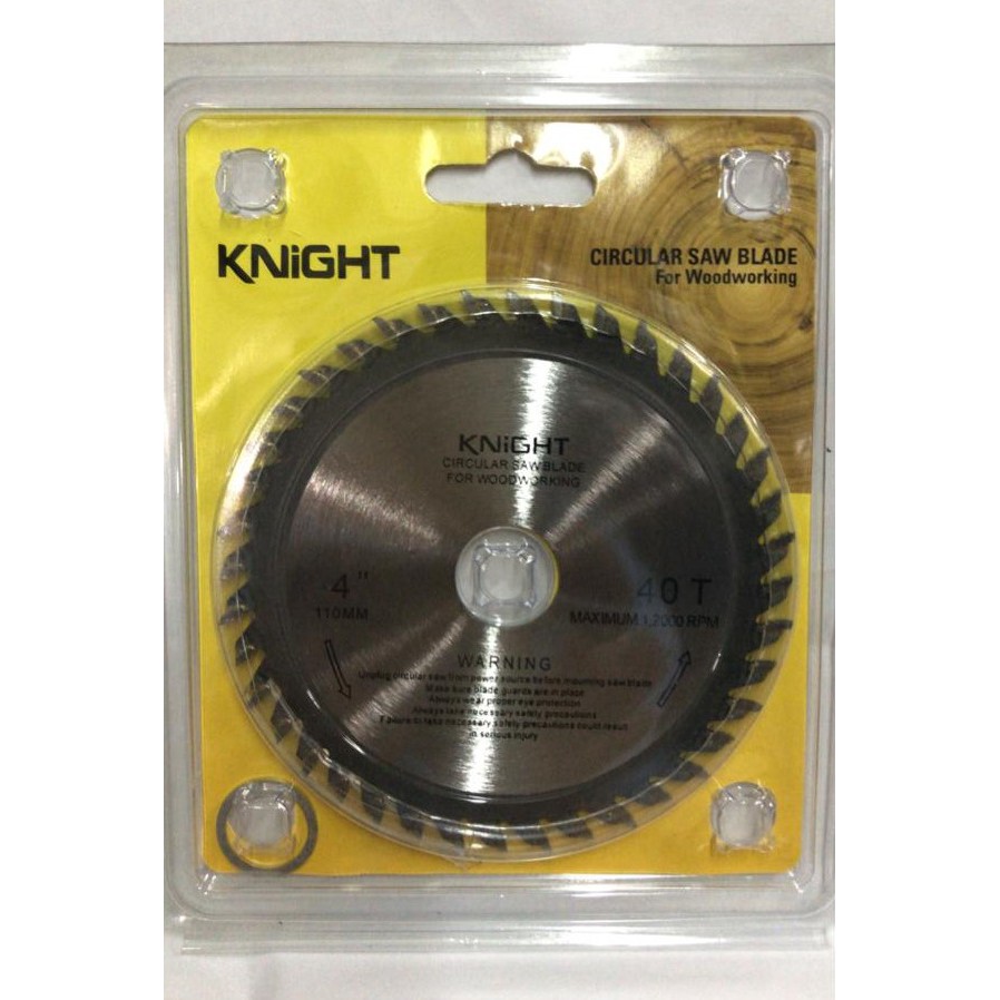 4" X 40T Knight Cutting Disc. Wood Circular Saw Blade. Pemotong Disc ...