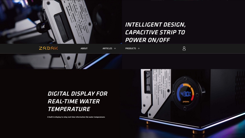 ZADAK MOAB II EVO CASE CUSTOM MOD WATER COOLED PC DESKTOP RGB CASING ...