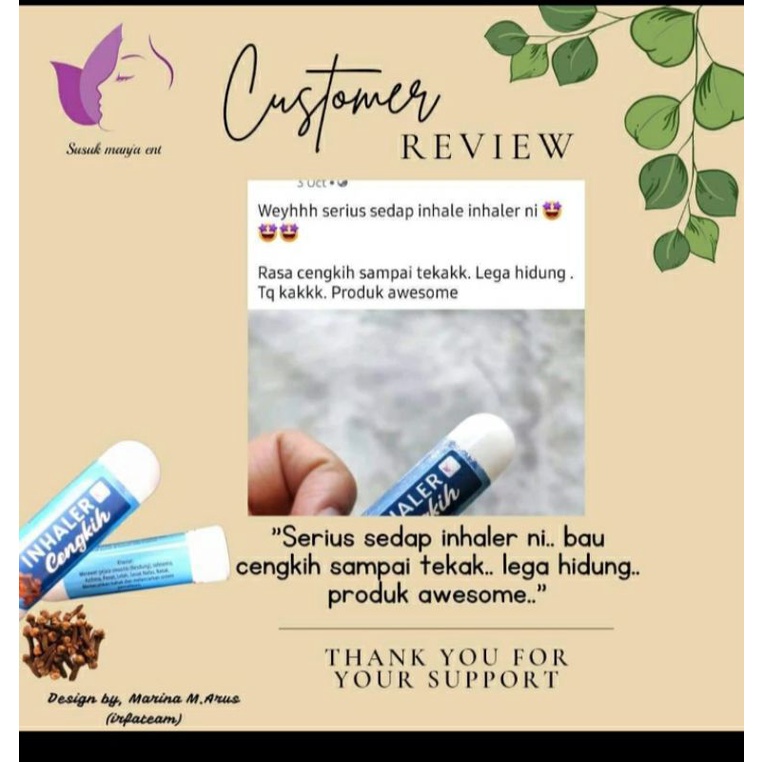 Inhaler Cengkih viral berasaskan herba | Shopee Malaysia
