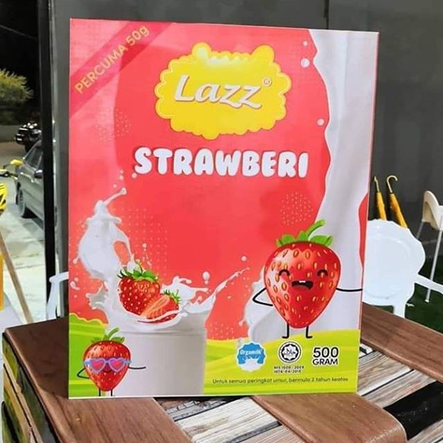 LAZZ SUSU KAMBING STRAWBERRY 500G | Shopee Malaysia