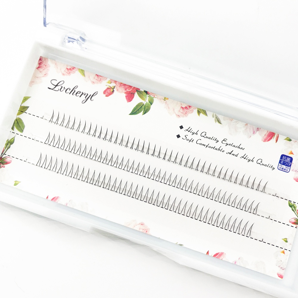Lvcheryl 5/6/7mm Mixed Lower Eyelashes V-shaped Air False Eyelashes ...