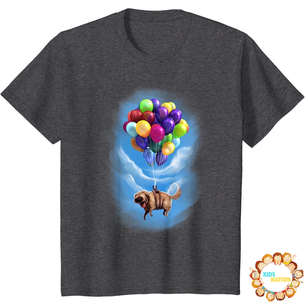 Children's clothing Disney Pixar Up Dug Balloon Floating Graphic T ...