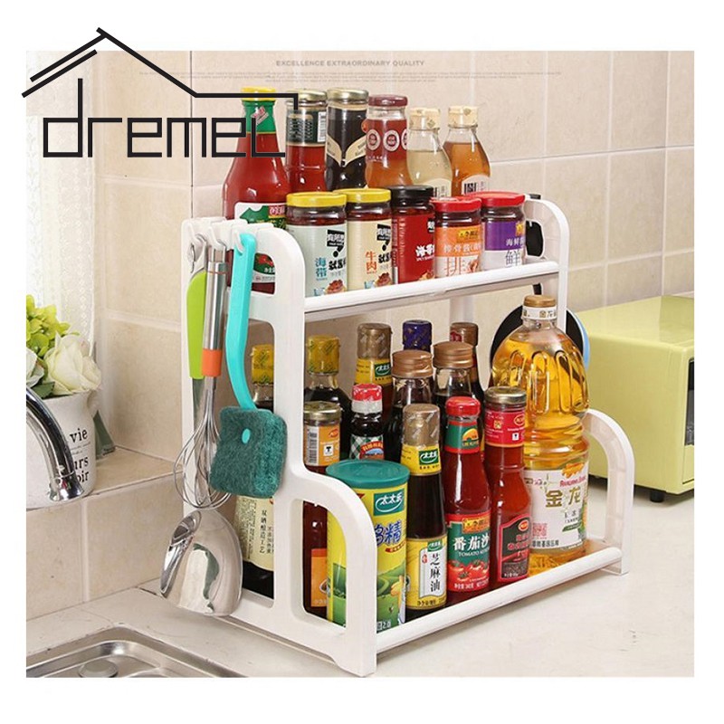 {READY STOCK} DREMEL 2 Layer/Tier Multipurpose Kitchen Organizer ...