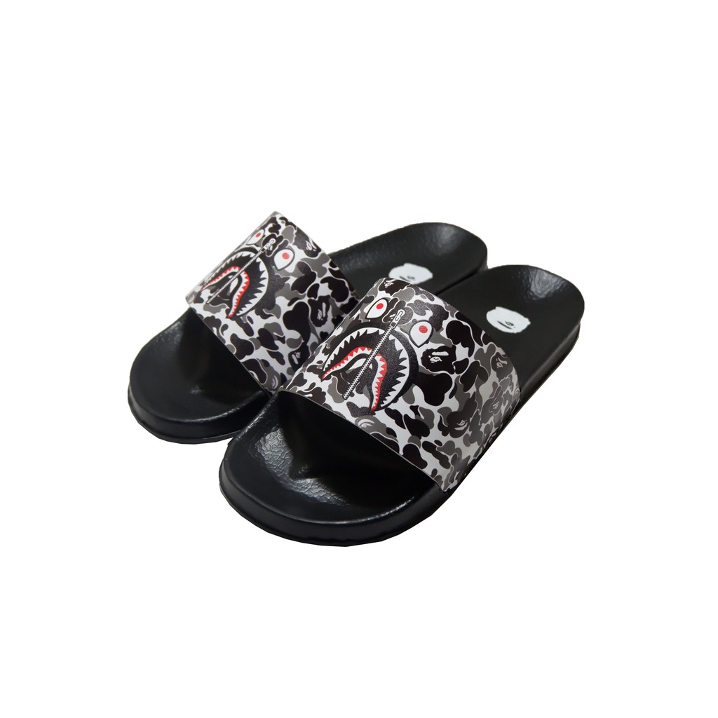 MEN'S BAPE WHITE SANDALS SLIPPER | Shopee Malaysia