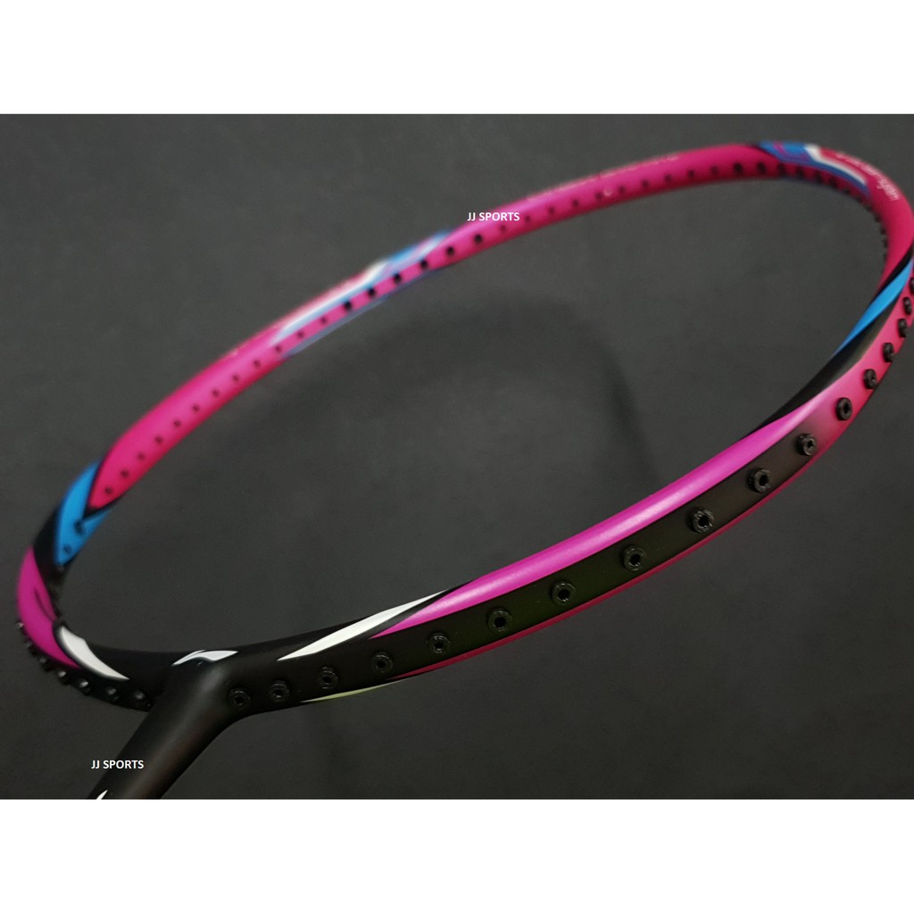 LI-NING TURBO X80 II BLACK PINK BADMINTON RACKET 3U (ORIGINAL) | Shopee ...