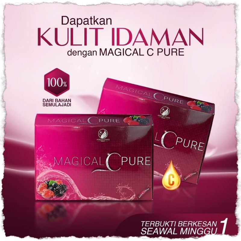 VITAMIN C MAGICAL C PURE | ORIGINAL🌹 | Shopee Malaysia