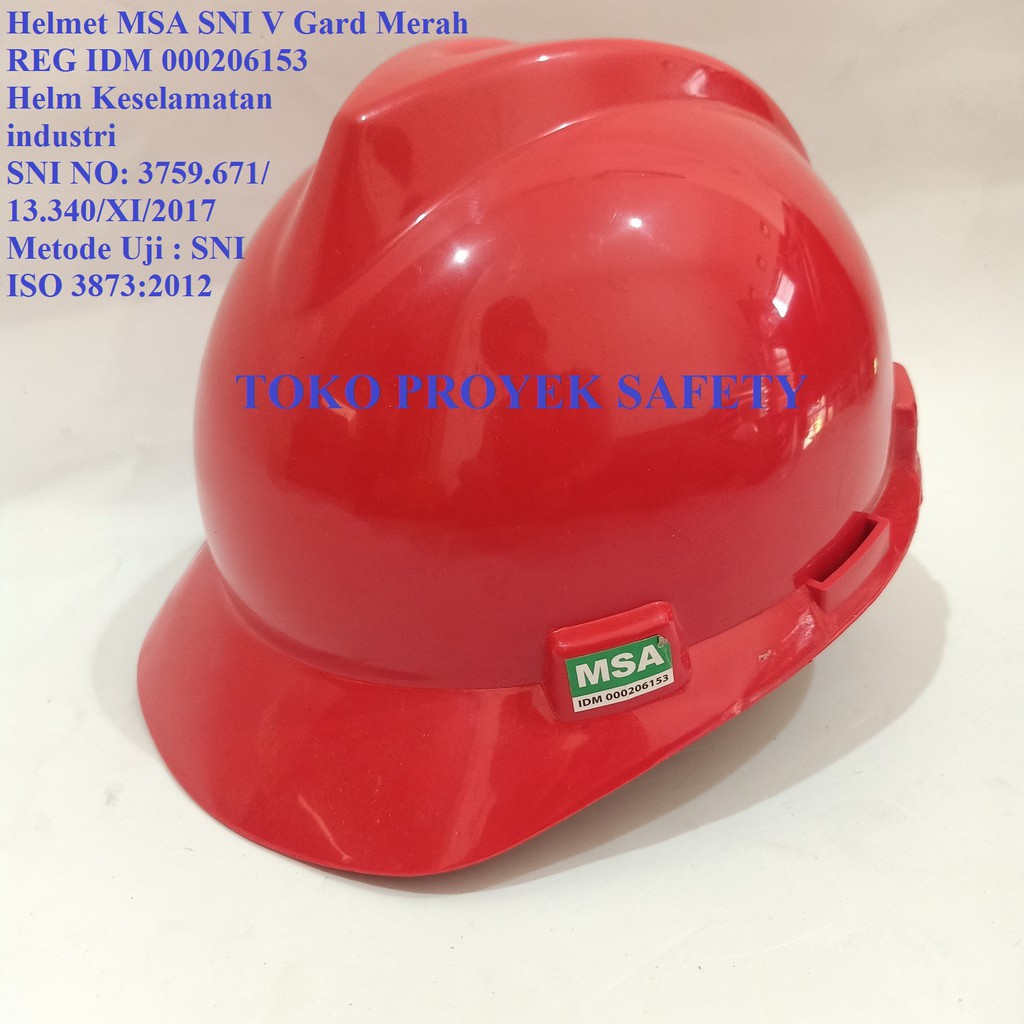 LOKAL Local SNI MSA Safety Helmet / SNI Fastrac Project Helmet / SNI ...