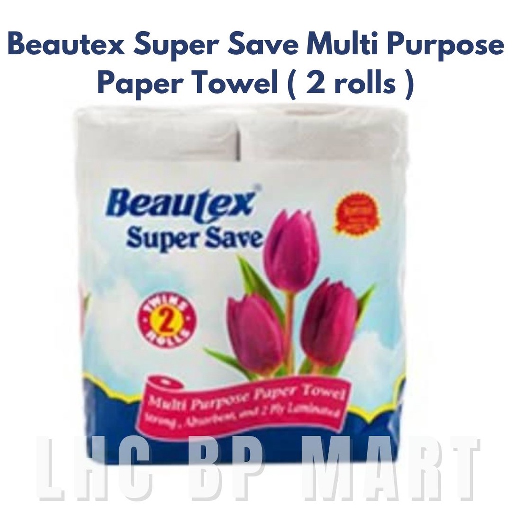 [LHC] BEAUTEX Super Save Multi Purpose Paper Towel / Tisu Minyak ...