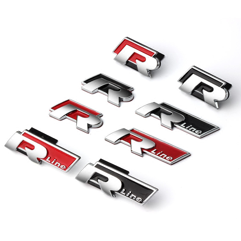 vw Volkswagen passat R logo line side logo car sticker tail logo front ...