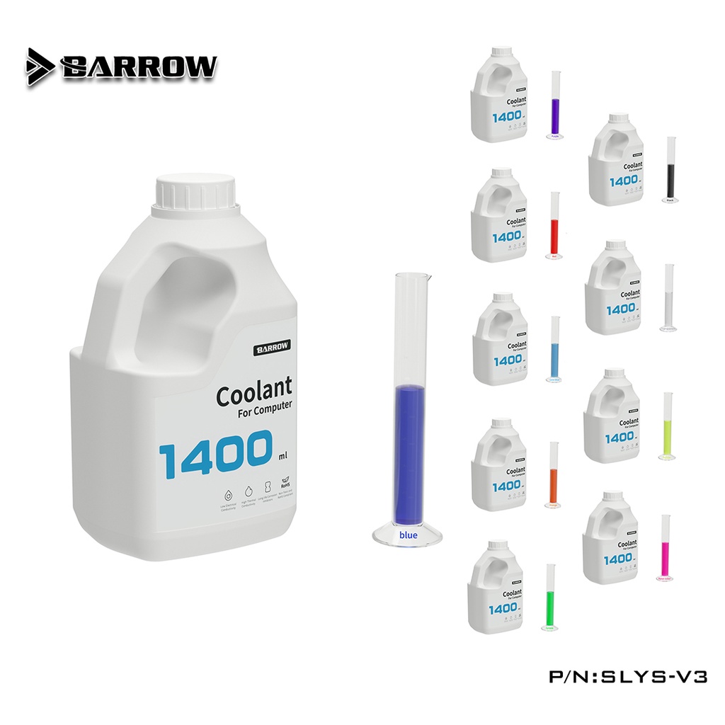 【Buy 2 or more cheapest】Barrow SLYS-V3 PC Water Cooling Liquid 1400ML ...