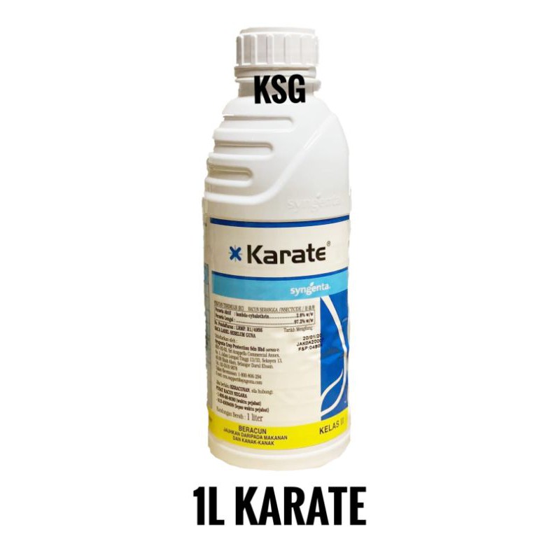 SYGENTA KARATE lambda Cyhalothrin Racun Serangga Ulat Kuntum / Pengorek Buah / Kumbang Tanduk ...
