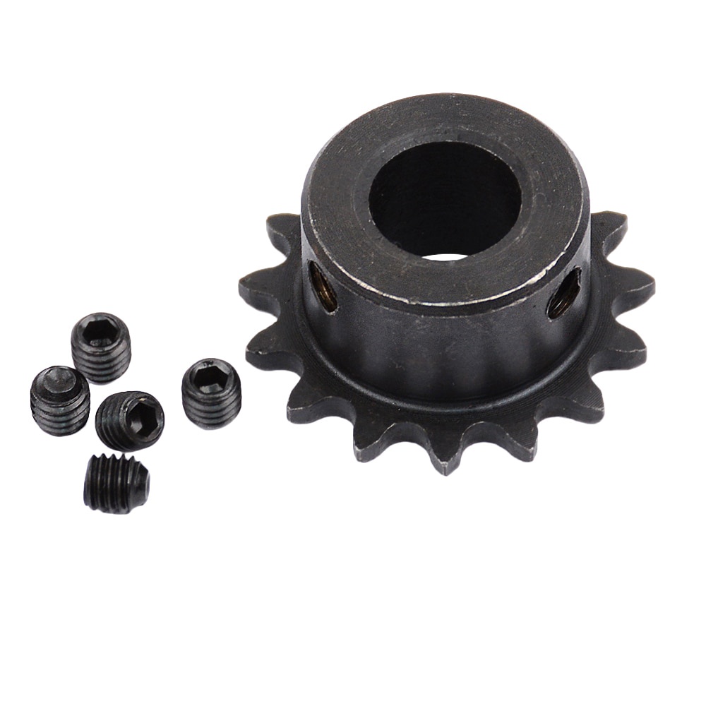 1pc 04C Chain Gear 45# Steel 15 Teeth Industrial Sprocket Wheel With ...
