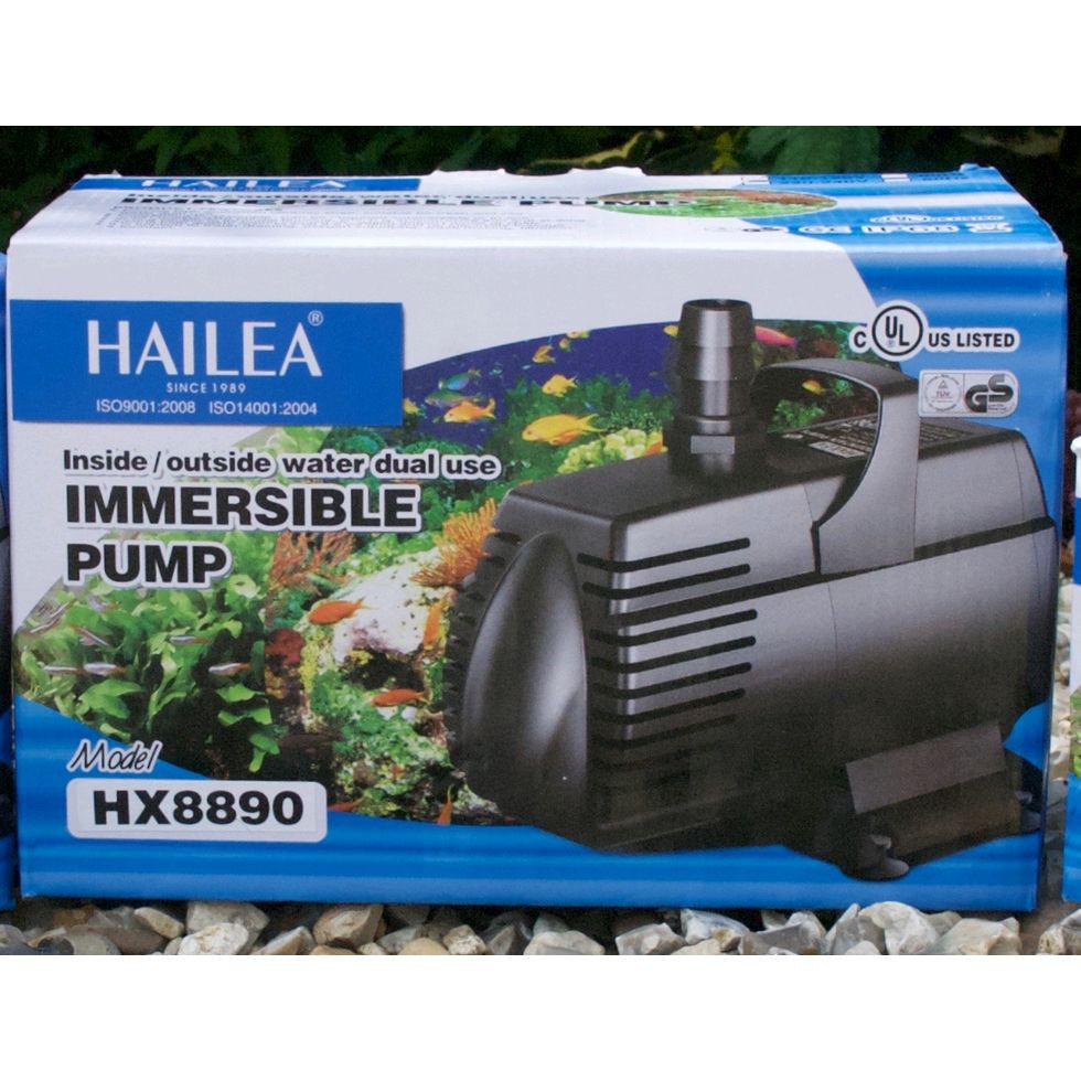 Hailea Immersible pump HX8890 9000L/HR (Inside / Outside water dual Use ...