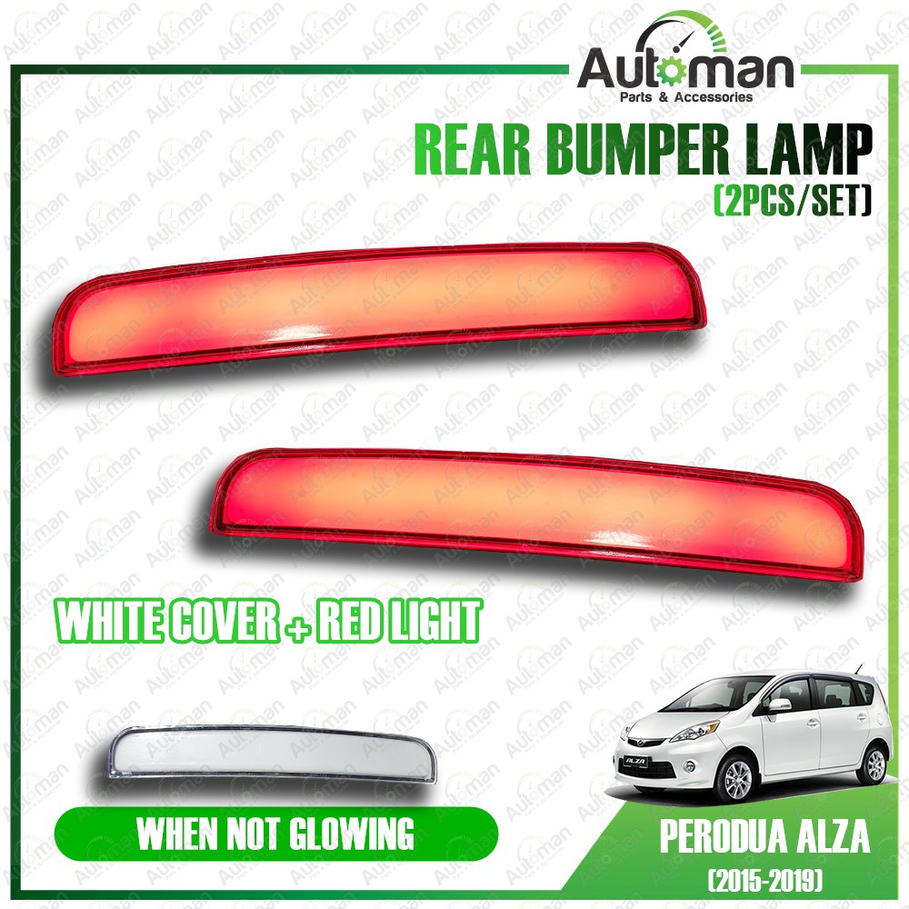 led car led Perodua Alza 2015-2019 LED Rear Bumper Hi-Low LED Brake ...
