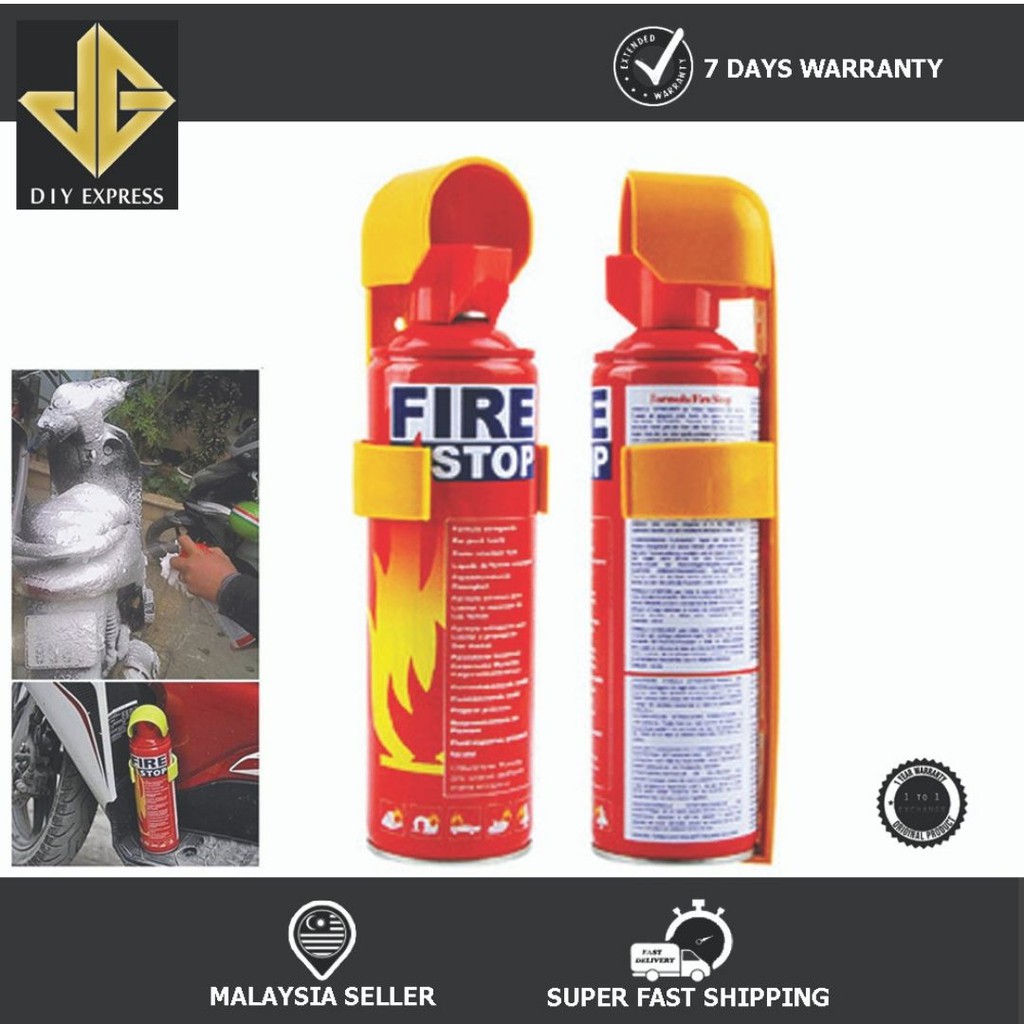 Mini Portable Fire Extinguisher Fire Stop With Stand [500ml/1000ml ...