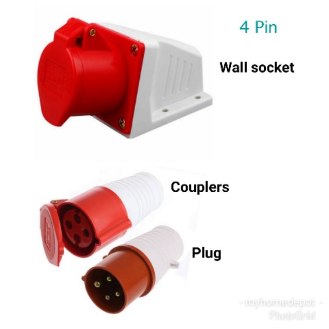 Industrial Plug and Socket 32A 4P | Shopee Malaysia