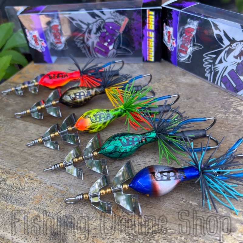USA Double Bait season2 Big 2-Blade Frog Oat | Shopee Malaysia