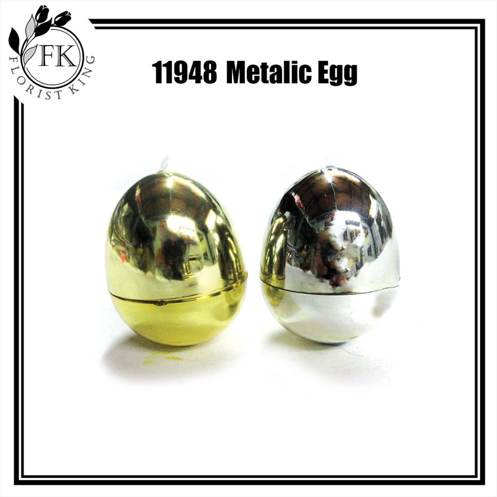 [Ready Stock] 50 Pcs | Metalic Egg | Bekas Gula-Gula | Doorgift ...